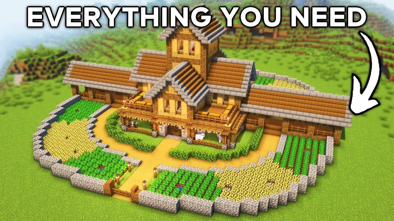 Minecraft: Circle Survival Base Tutorial🏠 - One News Page VIDEO