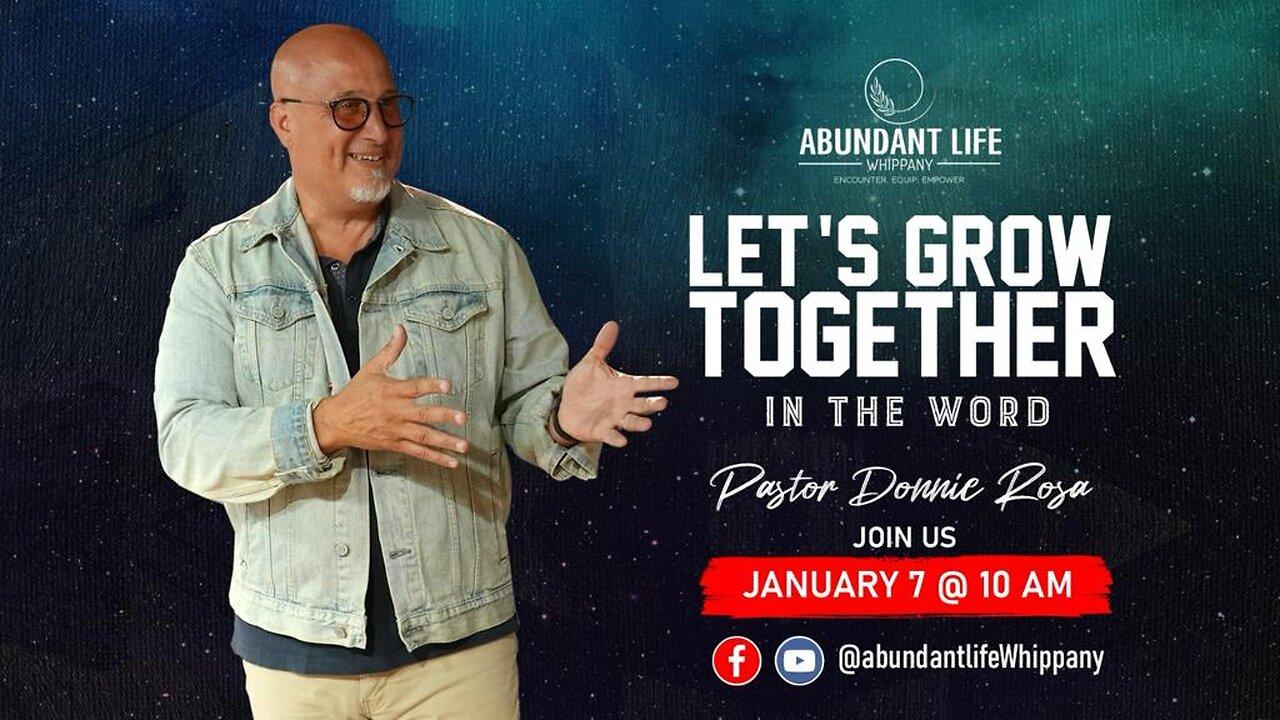 Let's Grow Together "In the Word" - One News Page VIDEO