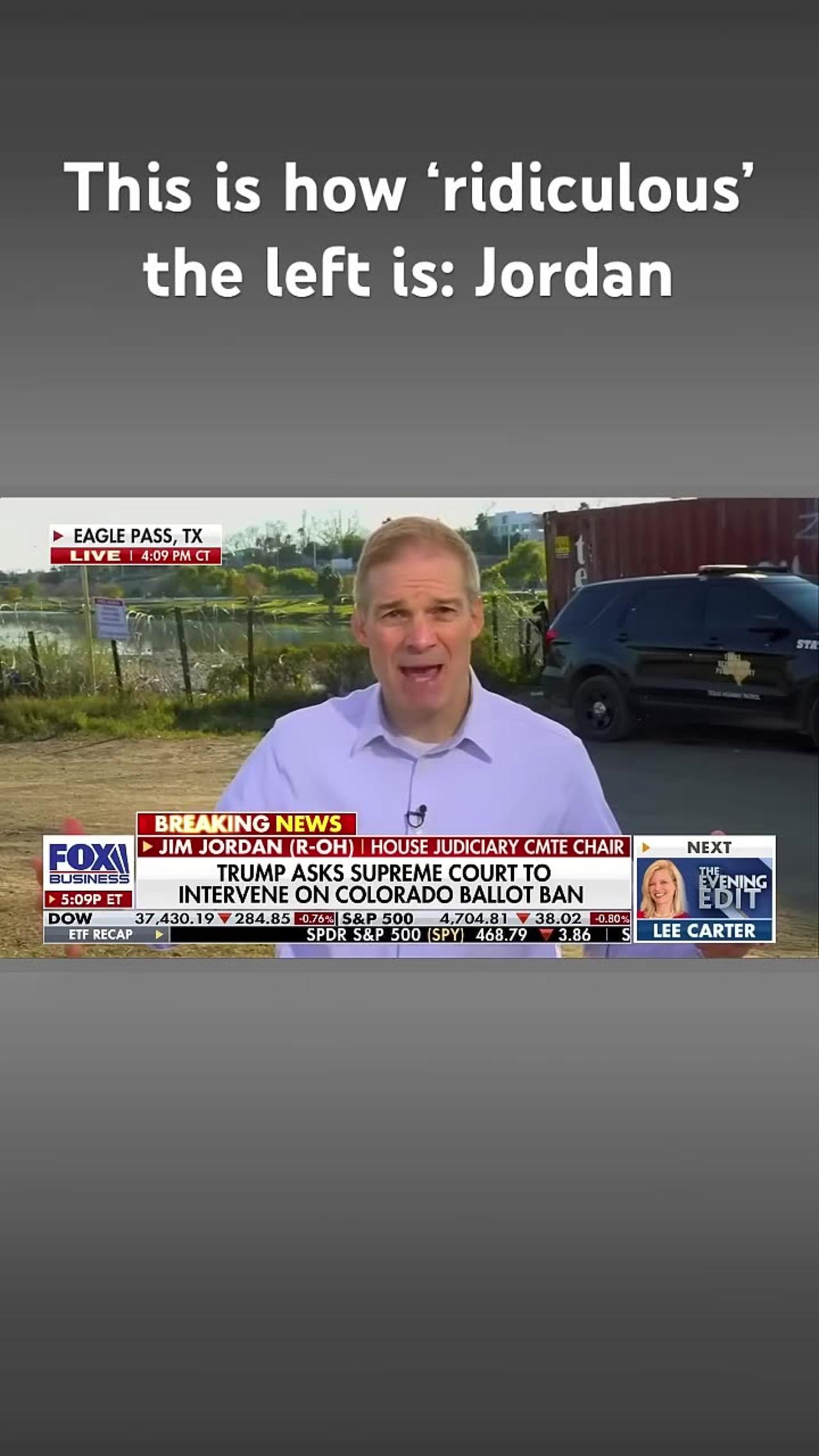 Jim Jordan reveals why Trump is going to win in - One News Page VIDEO