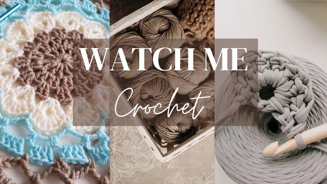 Watch me crochet with background music - One News Page VIDEO