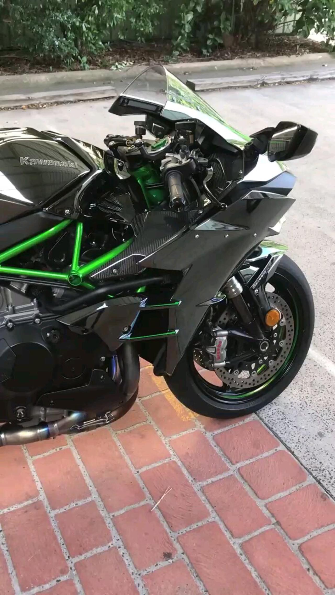 VANDEMON Kawasaki H2 with H2R Spec Full - One News Page VIDEO
