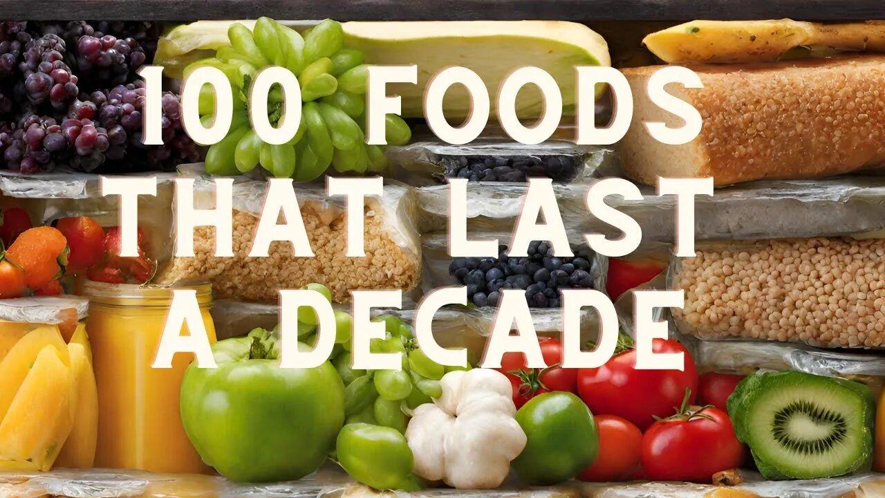100 Foods That Can Last At Least A Decade - One News Page VIDEO