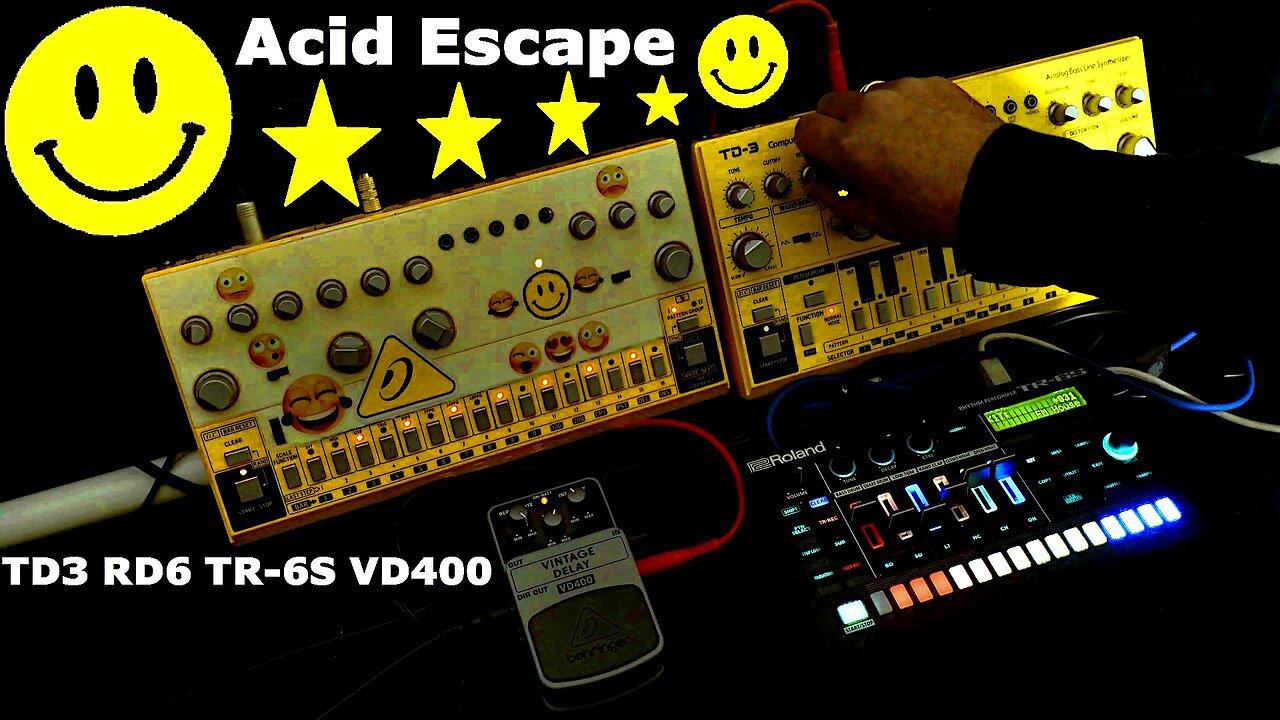 Acid Escape - Behringer TD-3 RD-6 - Roland TR-6S - One News Page VIDEO