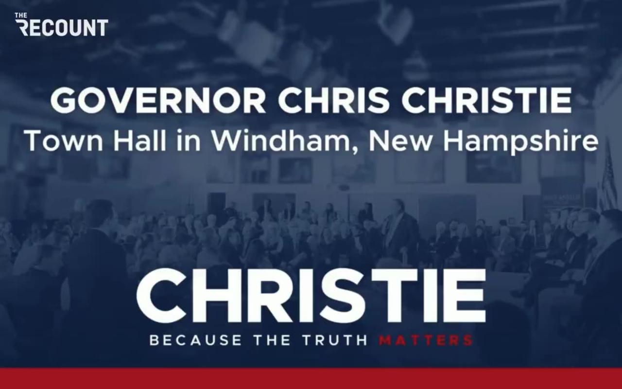 Chris Christie is caught on a hot mic - One News Page VIDEO