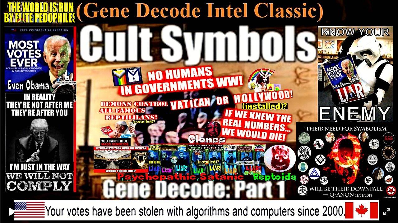 Cult Symbols - Gene Decode: Part 1. New Q! B2T - One News Page VIDEO