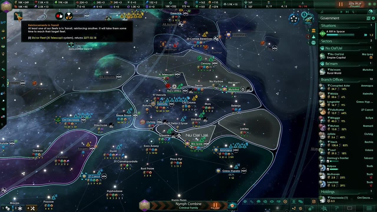 Stellaris Playthrough ASMR - Nymph Combine - 04 - One News Page VIDEO