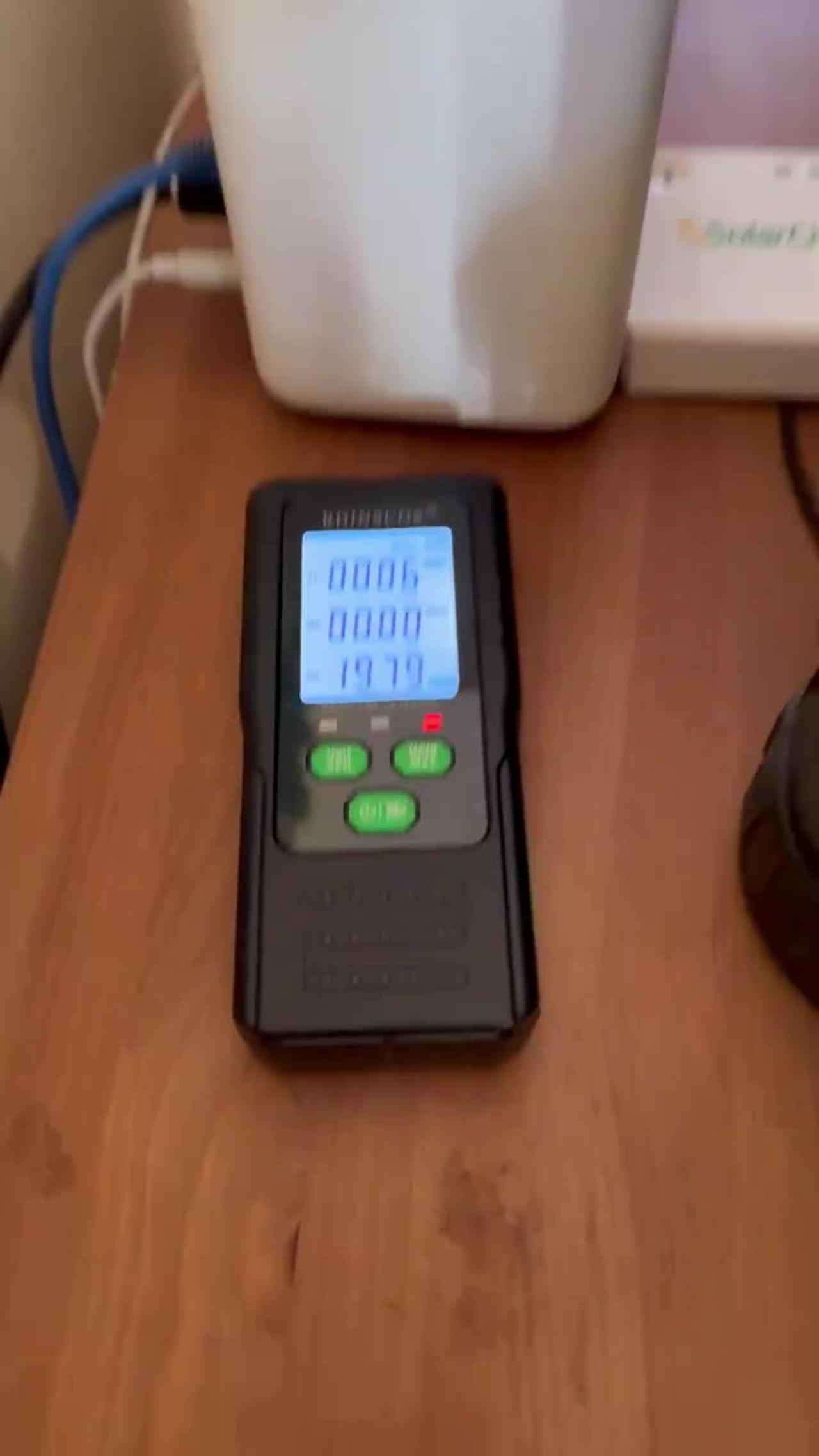 Bought a EMF reader to check out the new lights - One News Page VIDEO