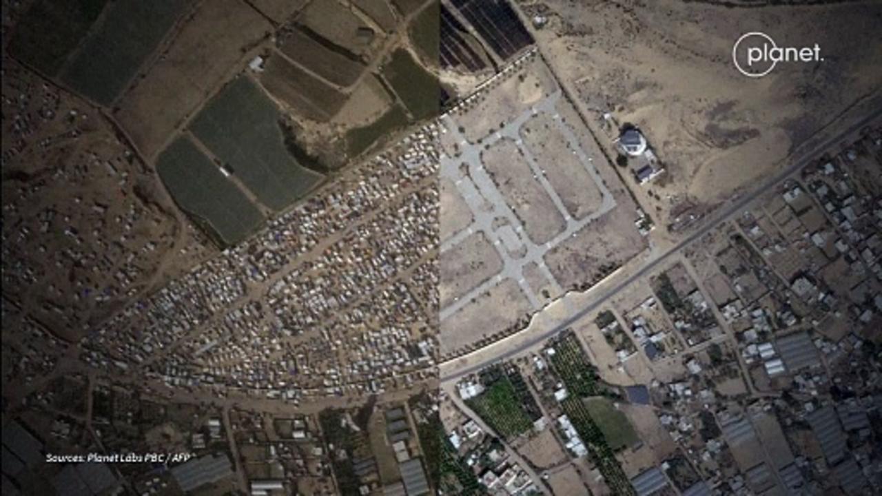 Animated map: before/after displaced camps in - One News Page VIDEO