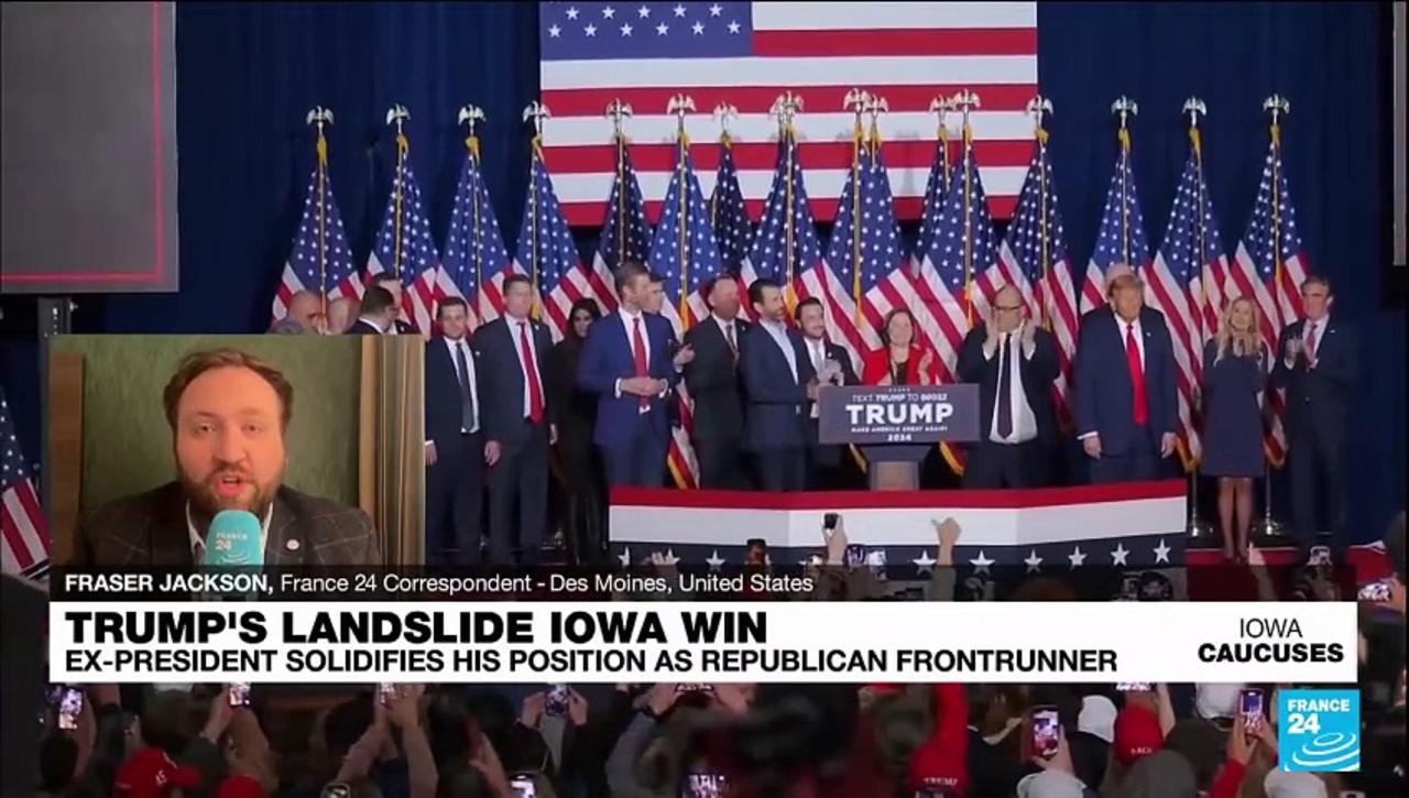 Trump juggernaut rolls on after Iowa landslide - One News Page VIDEO