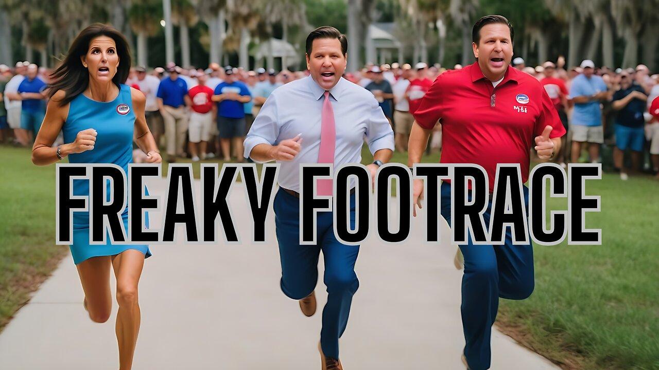 DECISION IOWA - NOW THE FREAKY FOOTRACE IS ON! - One News Page VIDEO