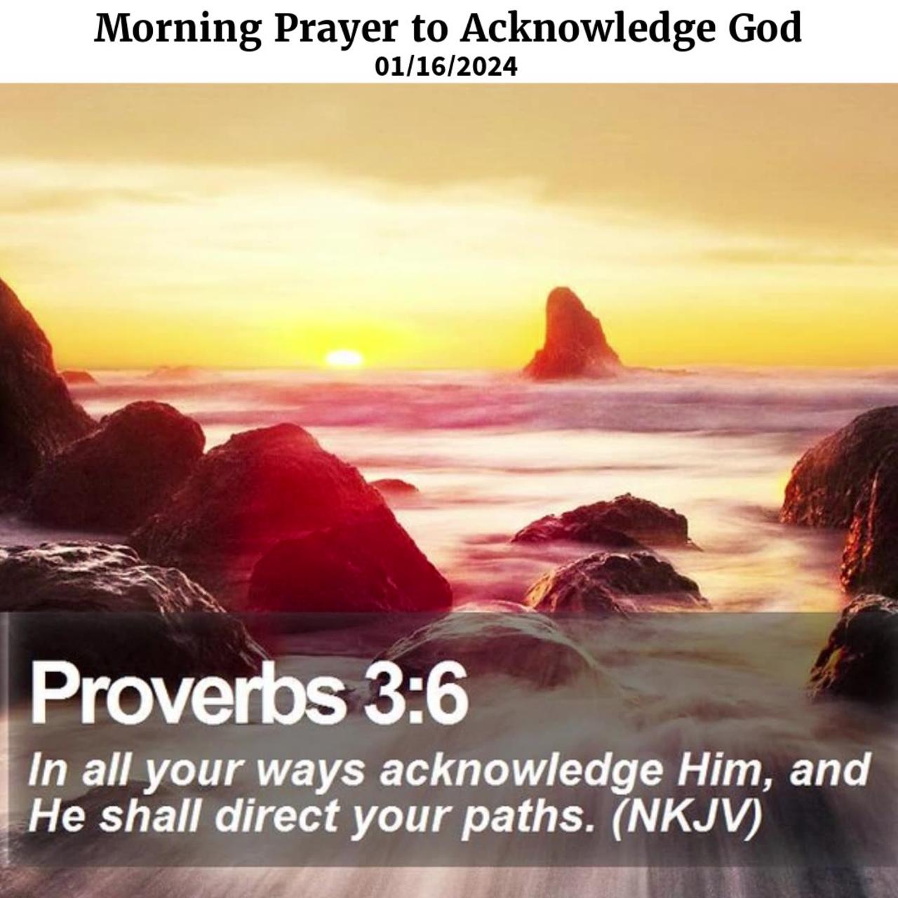 Morning Prayer to Acknowledge God #youtubeshorts - One News Page VIDEO