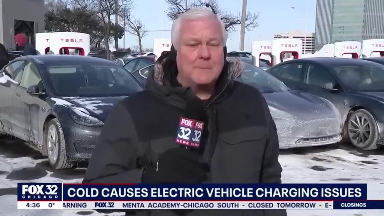 Chicago-area Tesla charging stations lined with - One News Page VIDEO