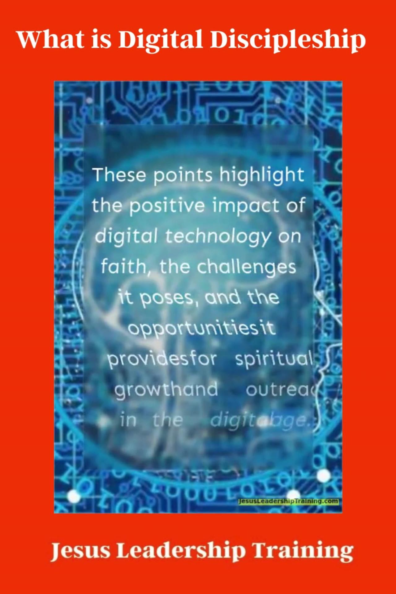 What is Digital Discipleship - One News Page VIDEO