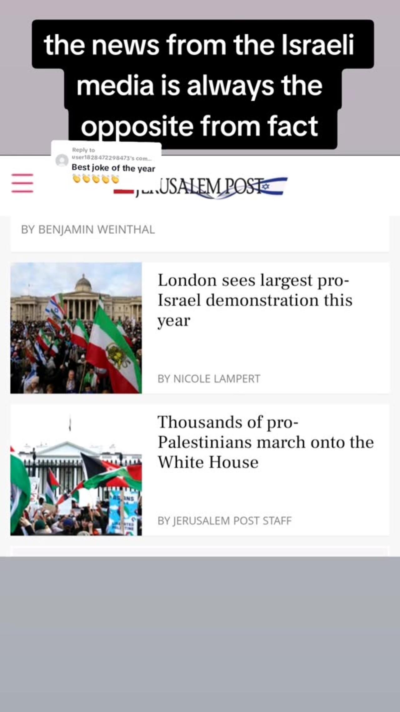 ISRAELI MEDIA-JERUSALEM POST - One News Page VIDEO