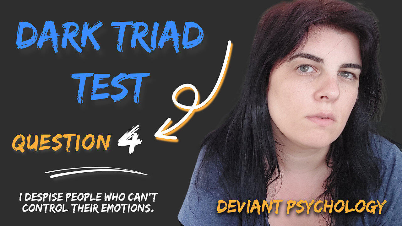 Dark Triad Test: I despise people who can't - One News Page VIDEO