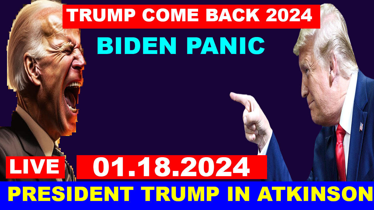 TRUMP COME BACK 2024: PRESIDENT TRUMP IN - One News Page VIDEO