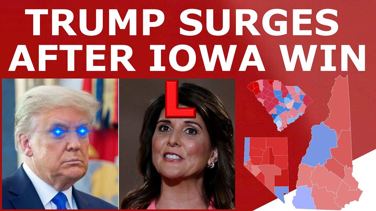 Trump SURGES to NEW HIGH After RECORD Iowa Win! - One News Page VIDEO