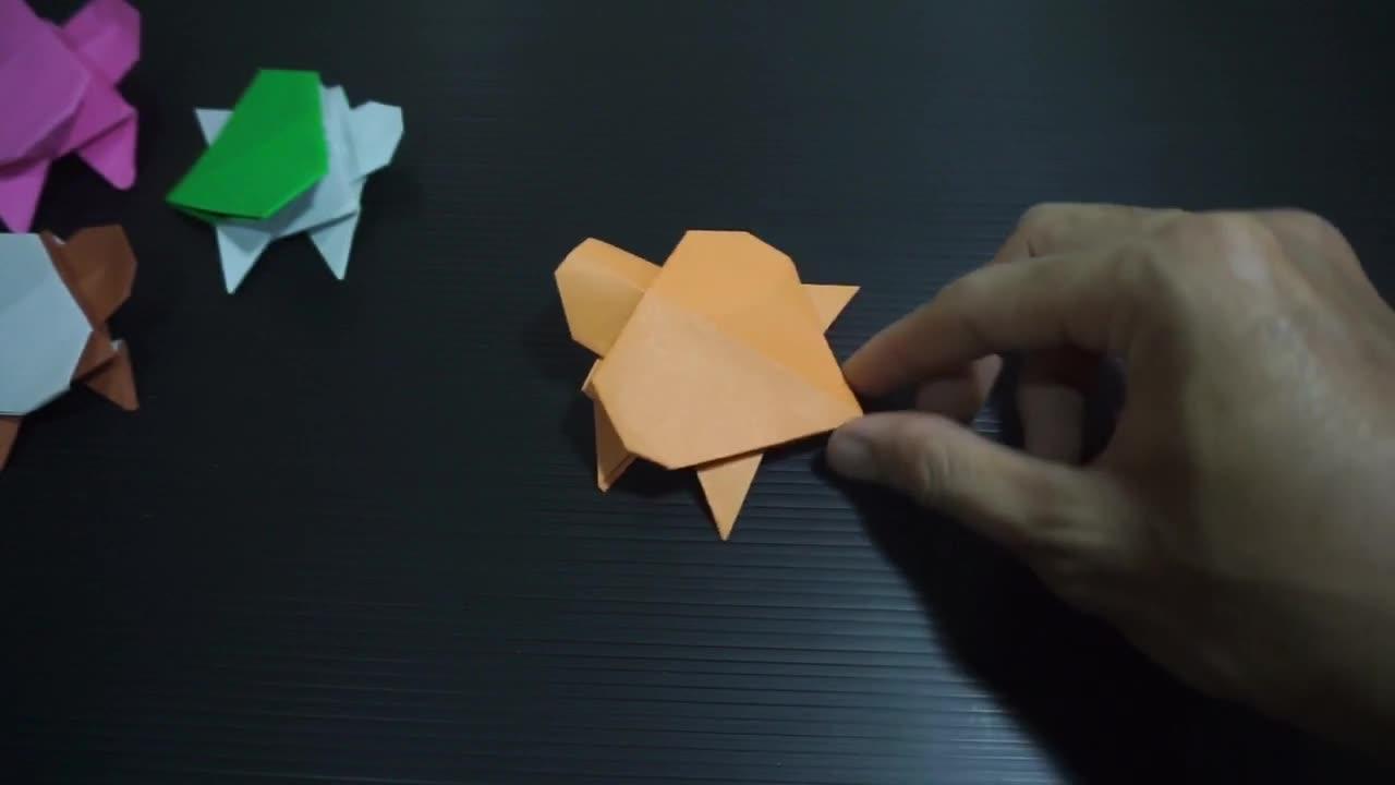 how to make a turtle using origami paper - One News Page VIDEO