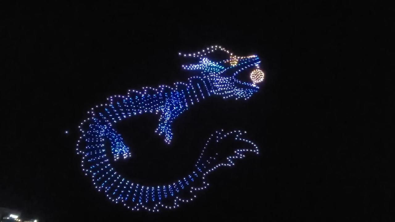 gwangalli drone show @2024count down @new - One News Page VIDEO