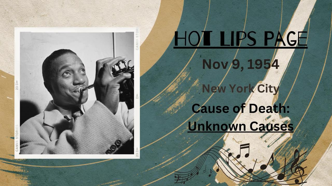 10 Musicians Who Passed Away in the 50's - One News Page VIDEO