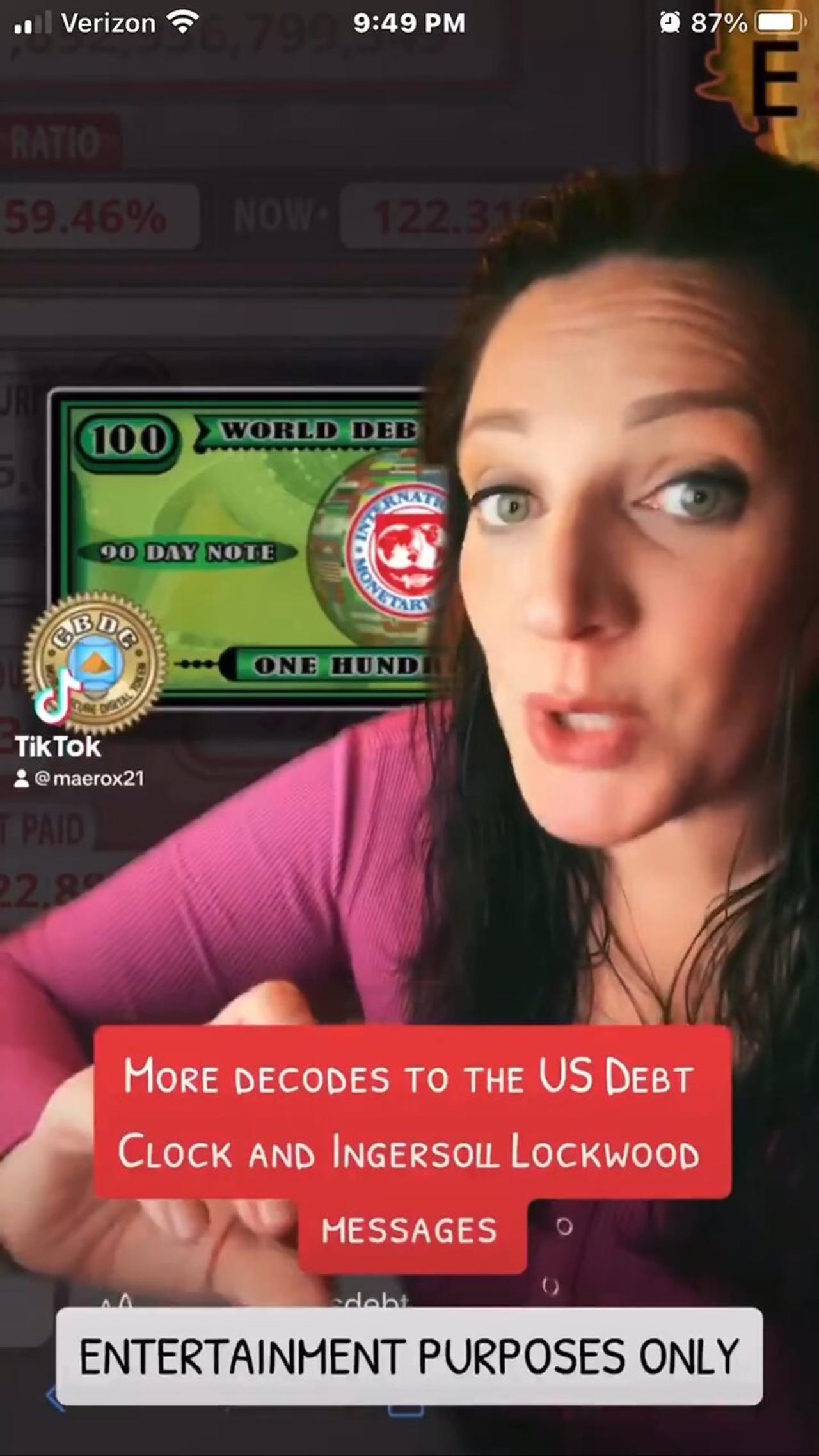 Debt clock update 01/23/2024 pt 2 - One News Page VIDEO