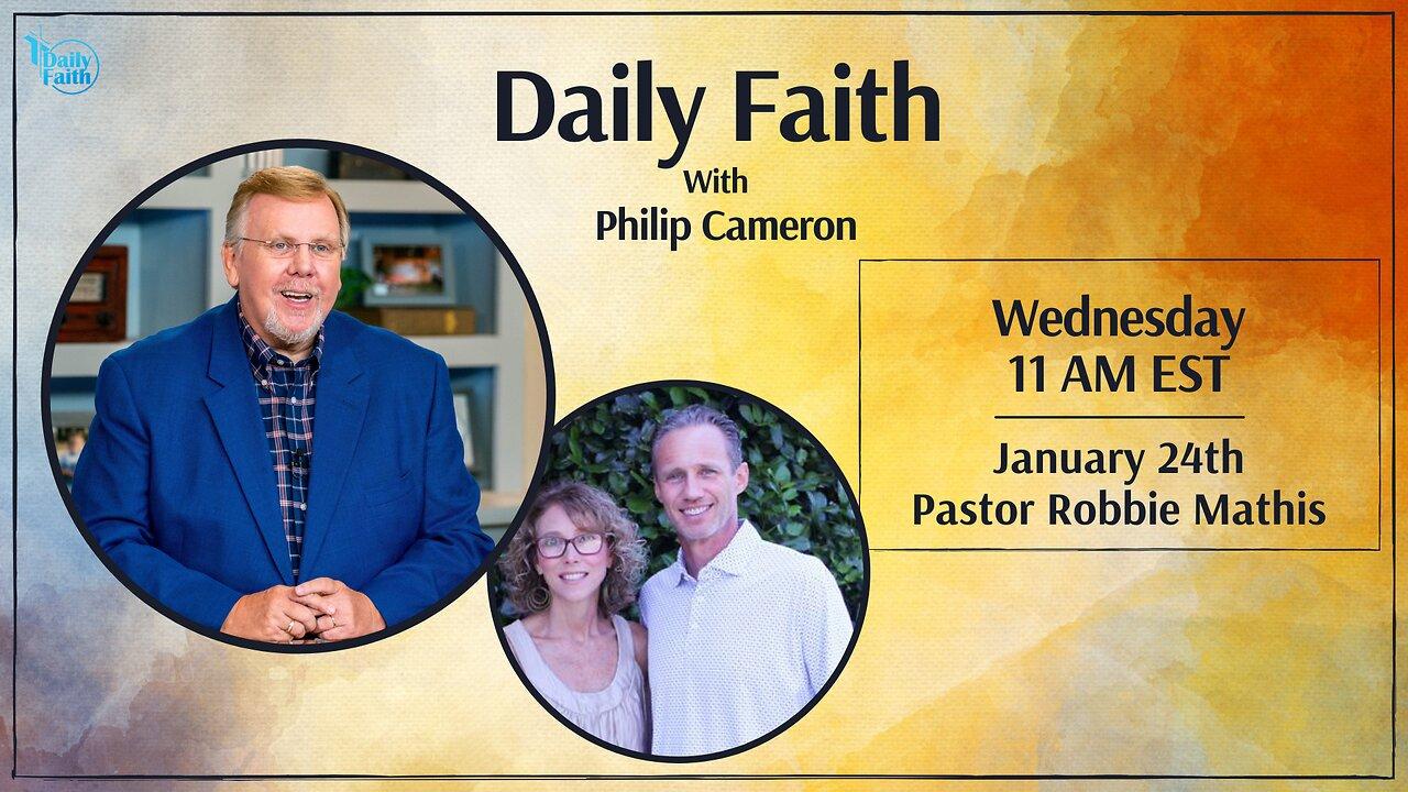 Daily Faith with Philip Cameron: Special Guest - One News Page VIDEO