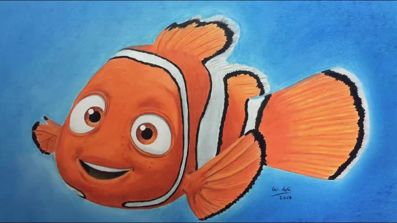 10 Drawing Nemo (Finding Nemo) - Timelapse - One News Page VIDEO