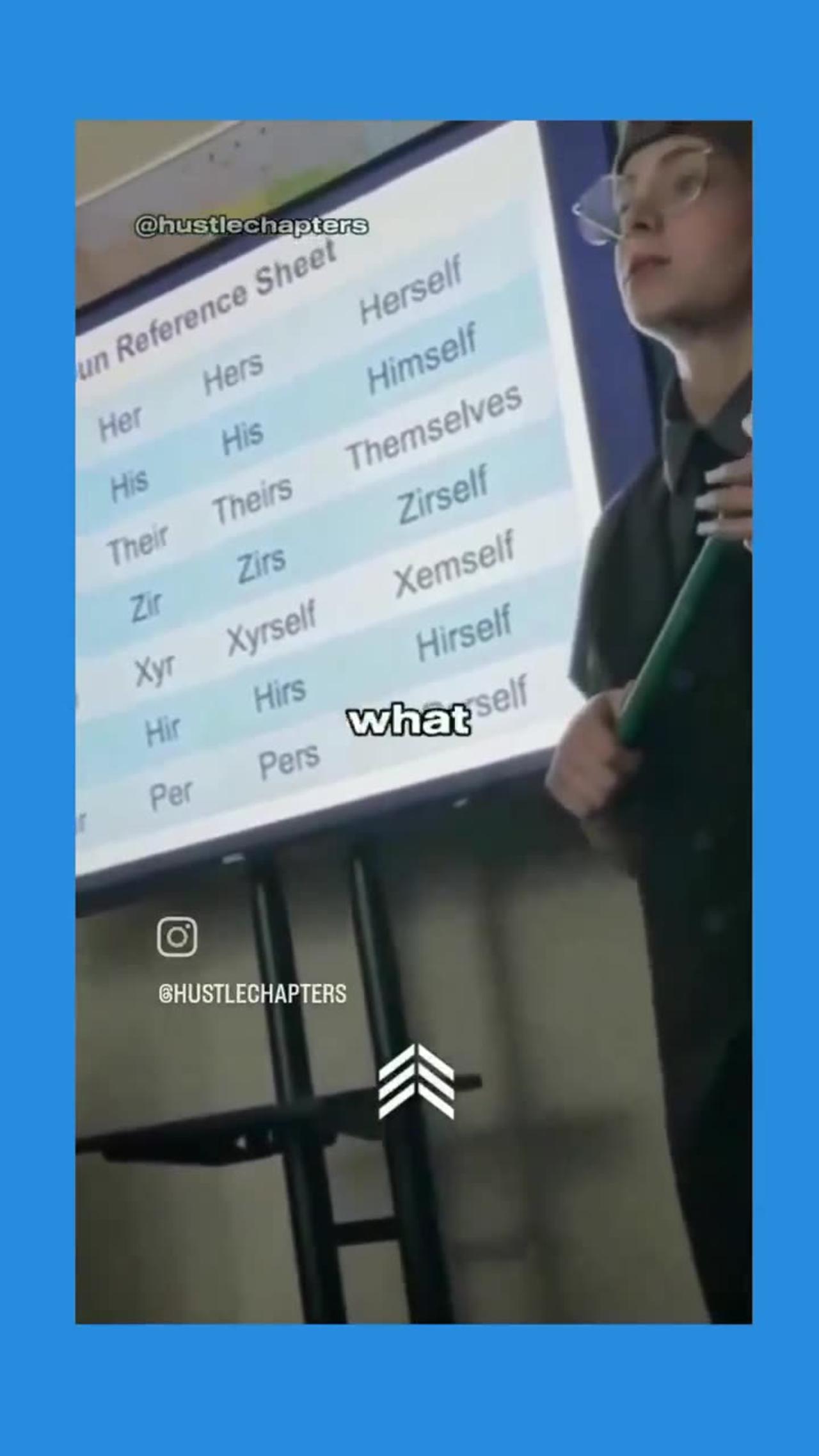 Student Films Gender-Fluid Teacher Giving A - One News Page VIDEO