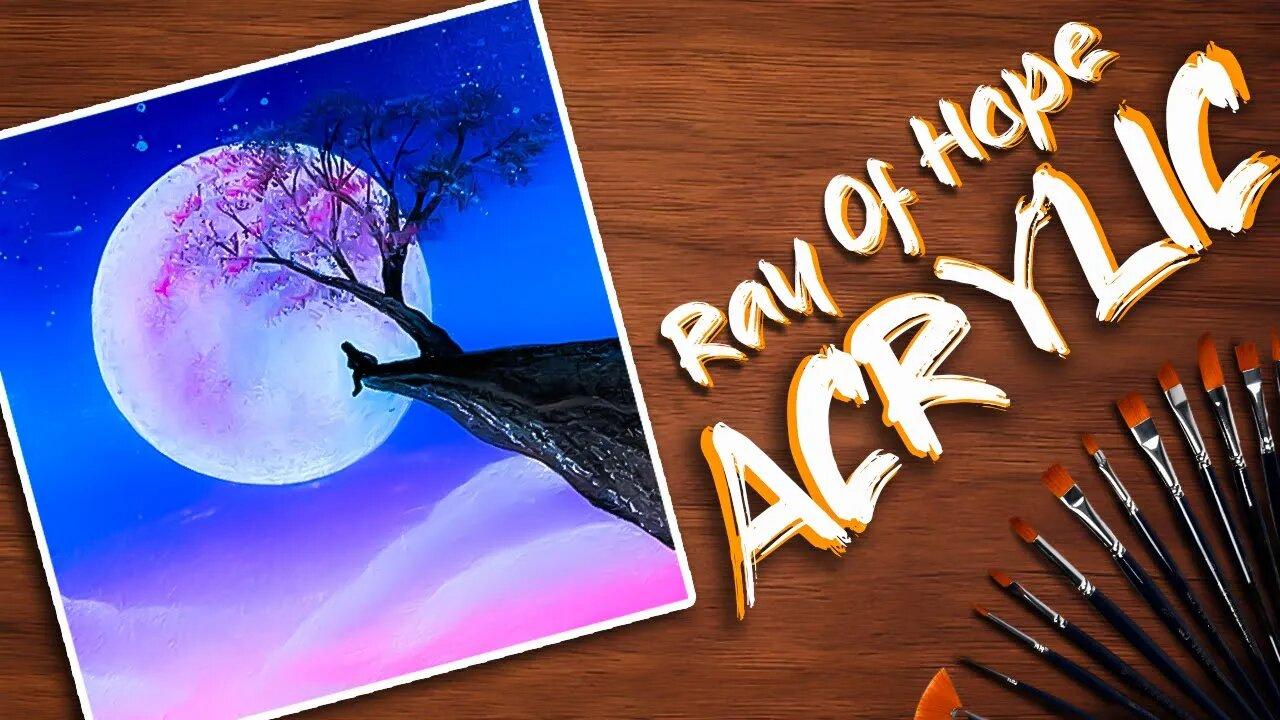 Ray of Hope | Acrylic Painting for Beginners | - One News Page VIDEO
