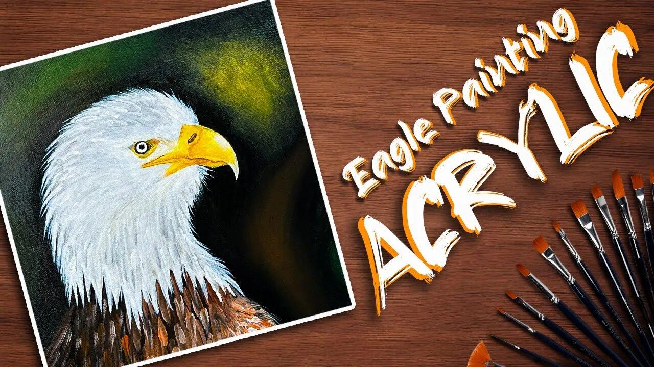 Eagle Painting: How To Paint An Eagle Acrylic - One News Page VIDEO