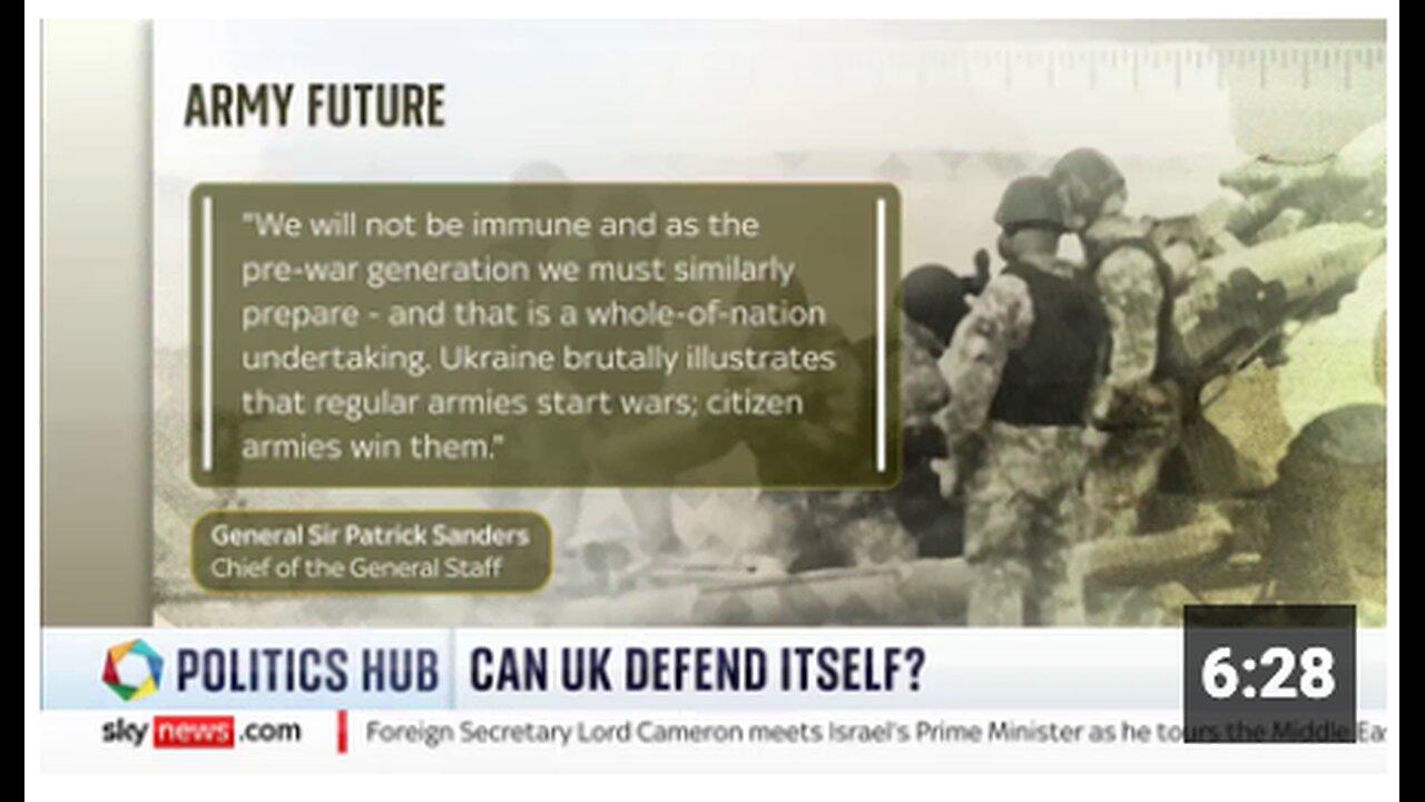 They're preparing to draft people in the UK - One News Page VIDEO