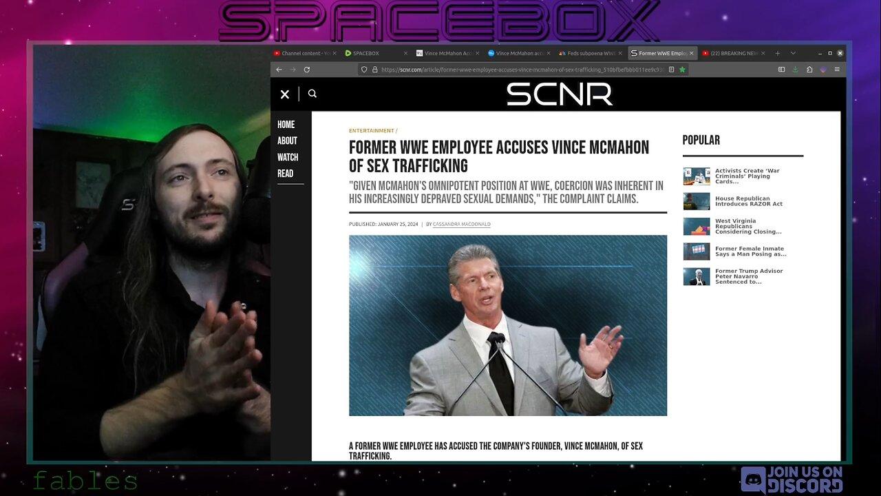 Is Vince McMahon A S--X TRAFFICKER?? || SPACEBOX - One News Page VIDEO