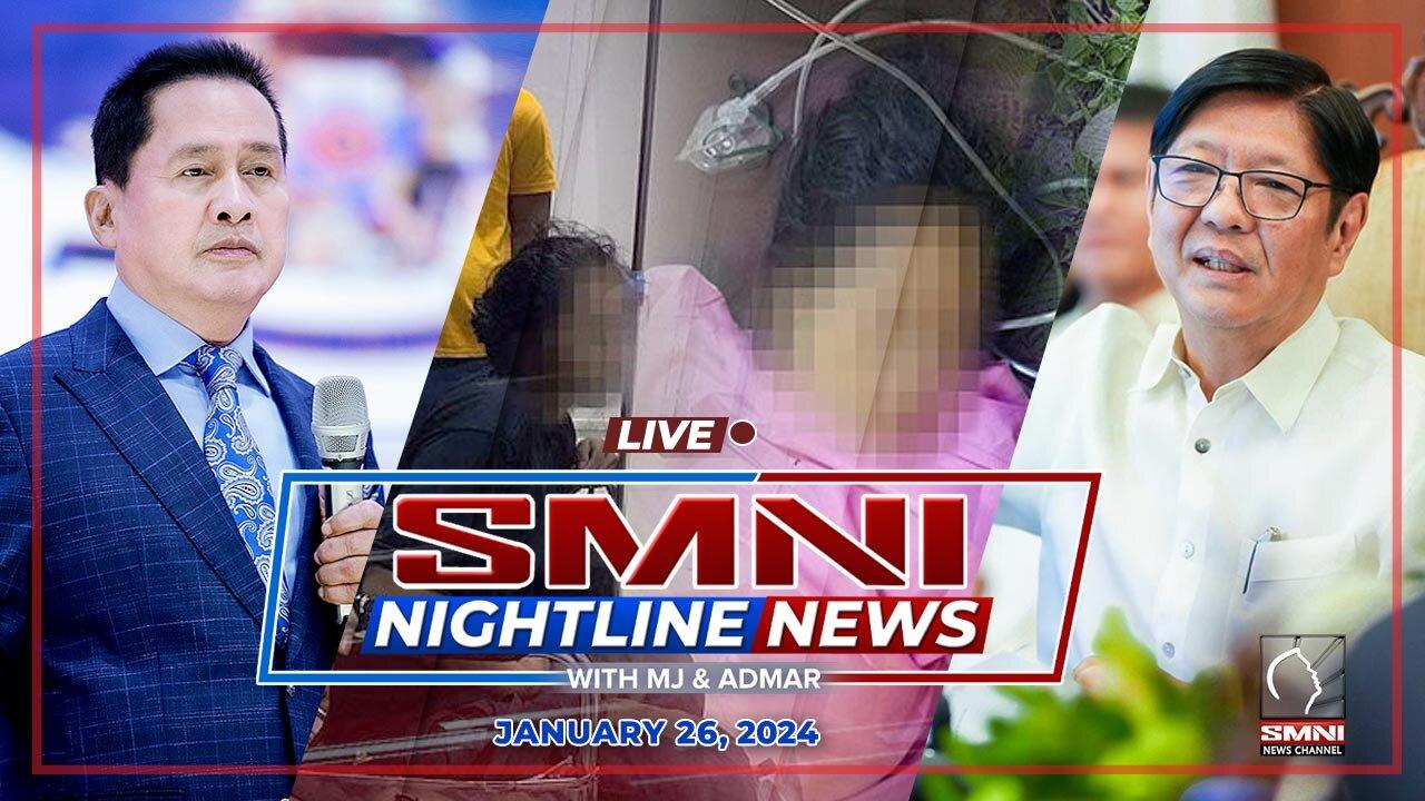 LIVE: SMNI Nightline News with Admar Vilando and - One News Page VIDEO