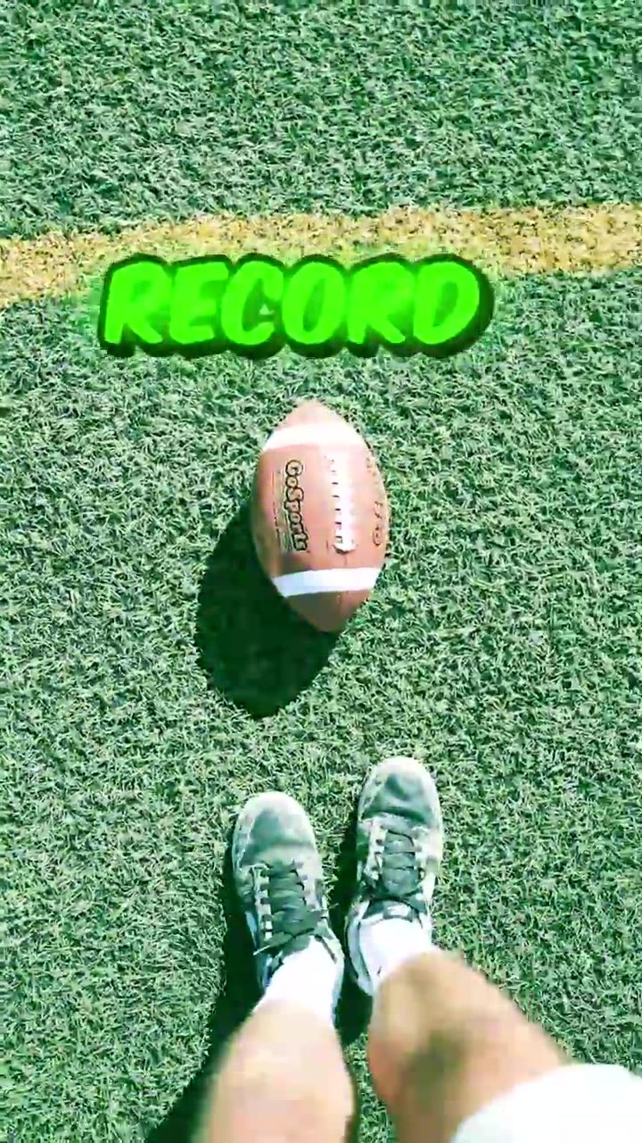 Breaking Nfl World Record One News Page Video