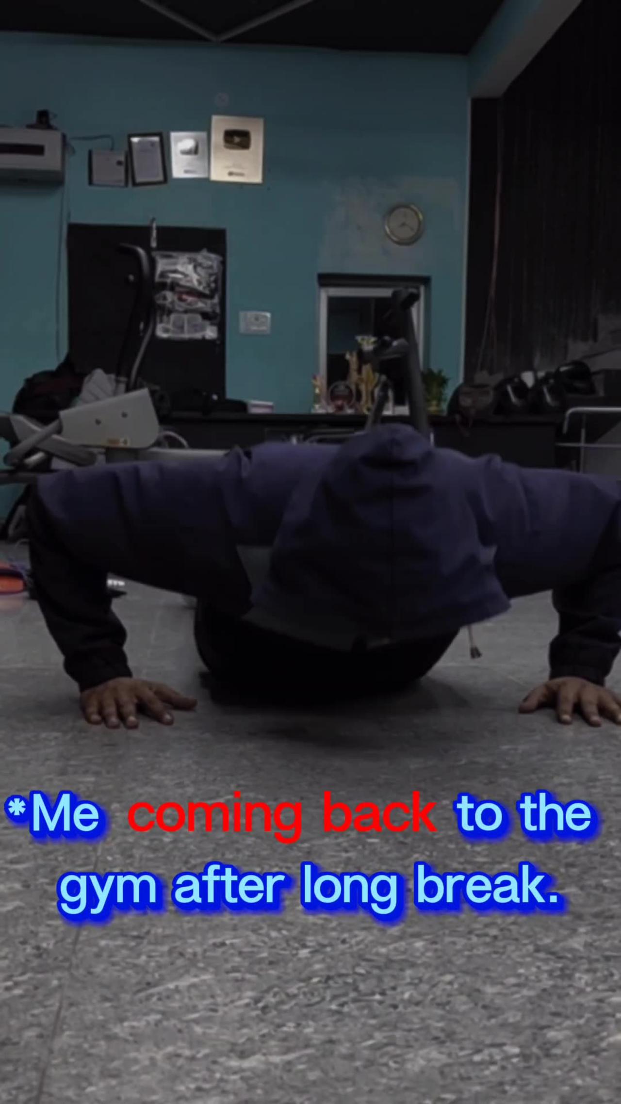 Me coming back to the gym... - One News Page VIDEO