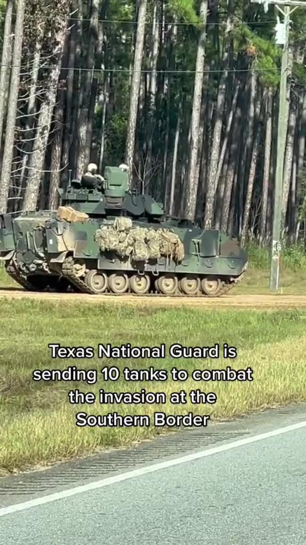 Texas is bringing the big tanks at the border to - One News Page VIDEO