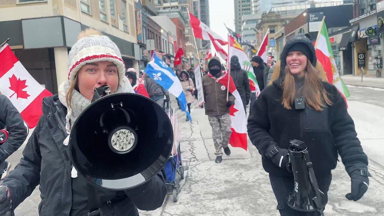LiVE FREEDOM RALLY Toronto Jan 27 2024 - One News Page VIDEO