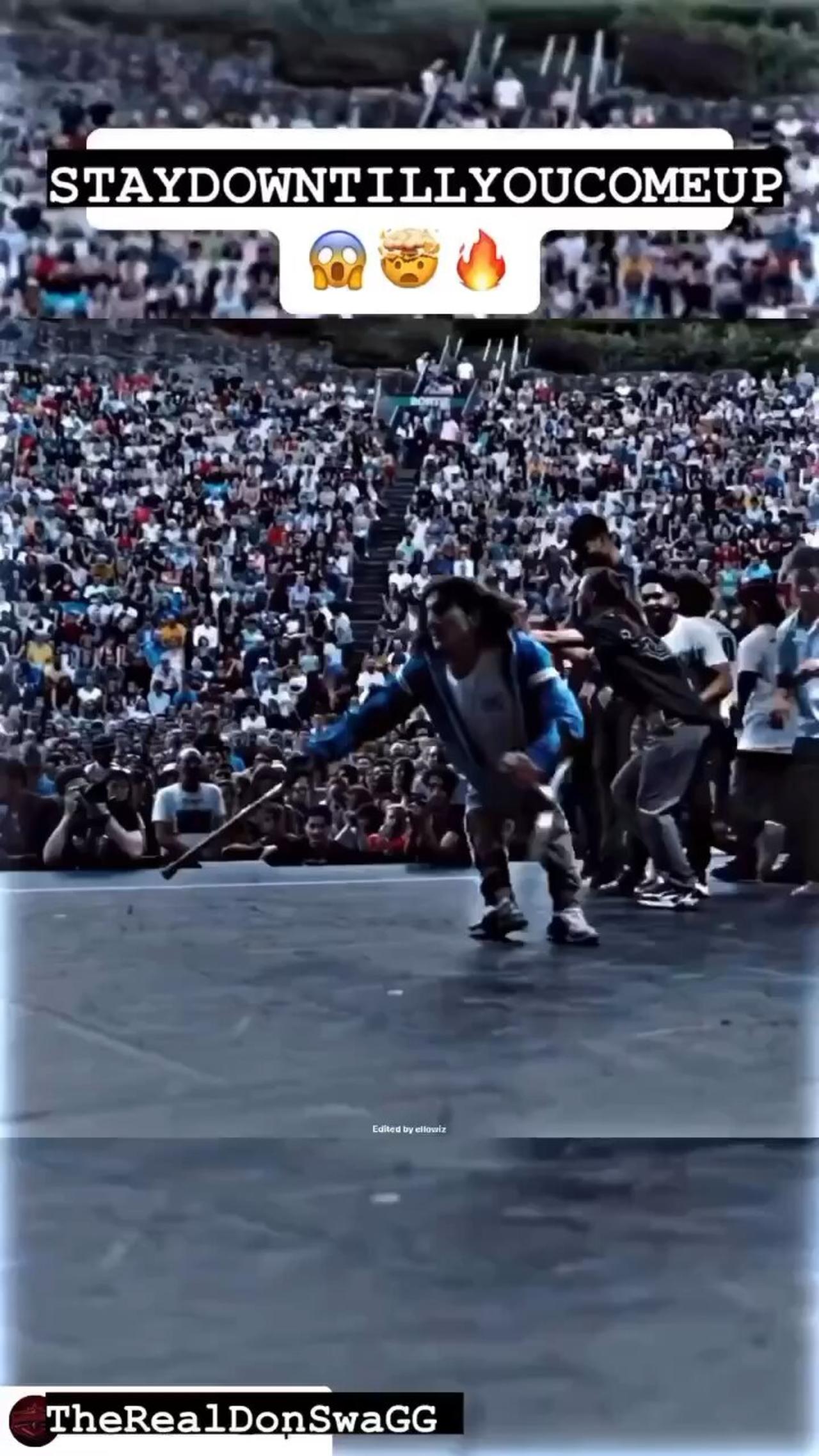 “STAY DOWN TILL YOU COME UP” x - One News Page VIDEO
