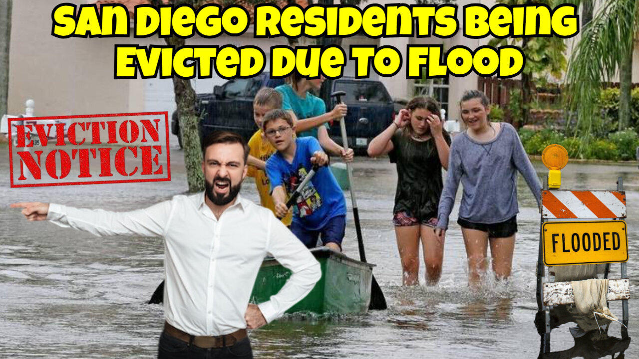 San Diego Residents Being Evicted Due To Flood, - One News Page VIDEO