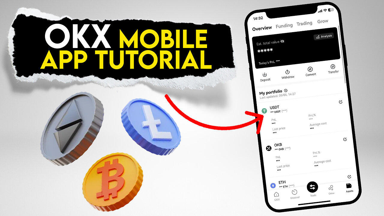 OKX App Tutorial. How to deposit & withdraw - One News Page VIDEO