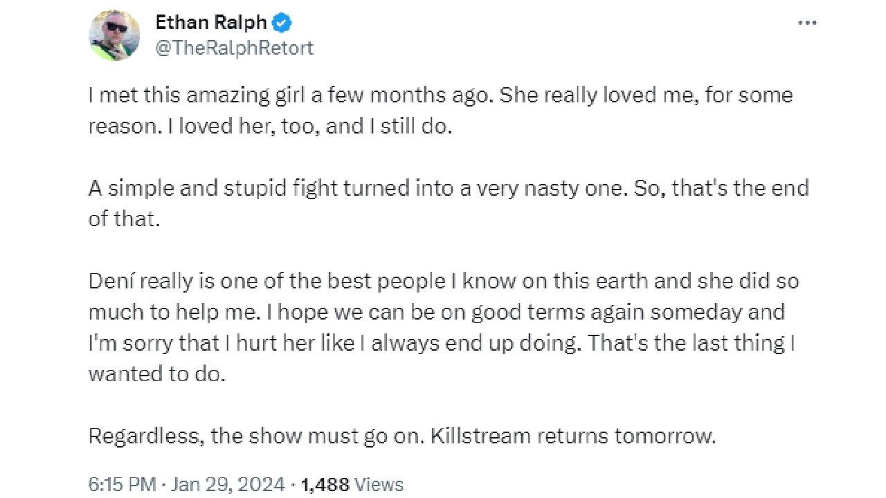 Ethan Ralph Can't Afford His Escort Anymore - One News Page VIDEO