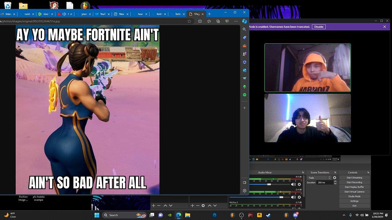 Ep1 Insane Fortnite Activities w/Fae - One News Page VIDEO