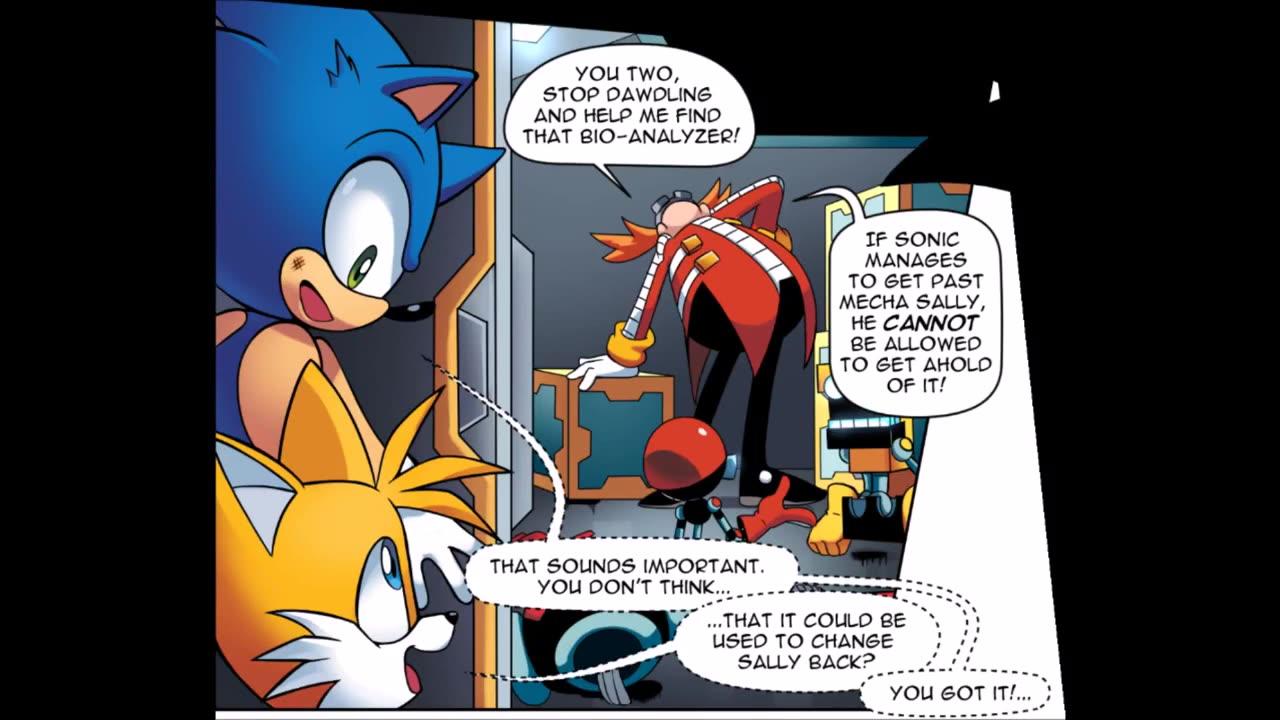 Newbie S Perspective Sonic Comic Issue 248 One News Page Video