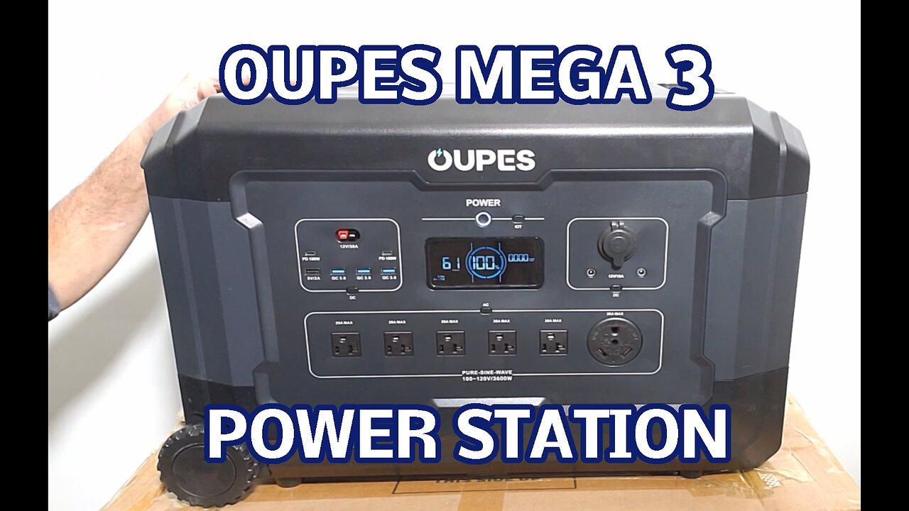 3600 Watt OUPES Mega 3 Portable Power Station, - One News Page VIDEO