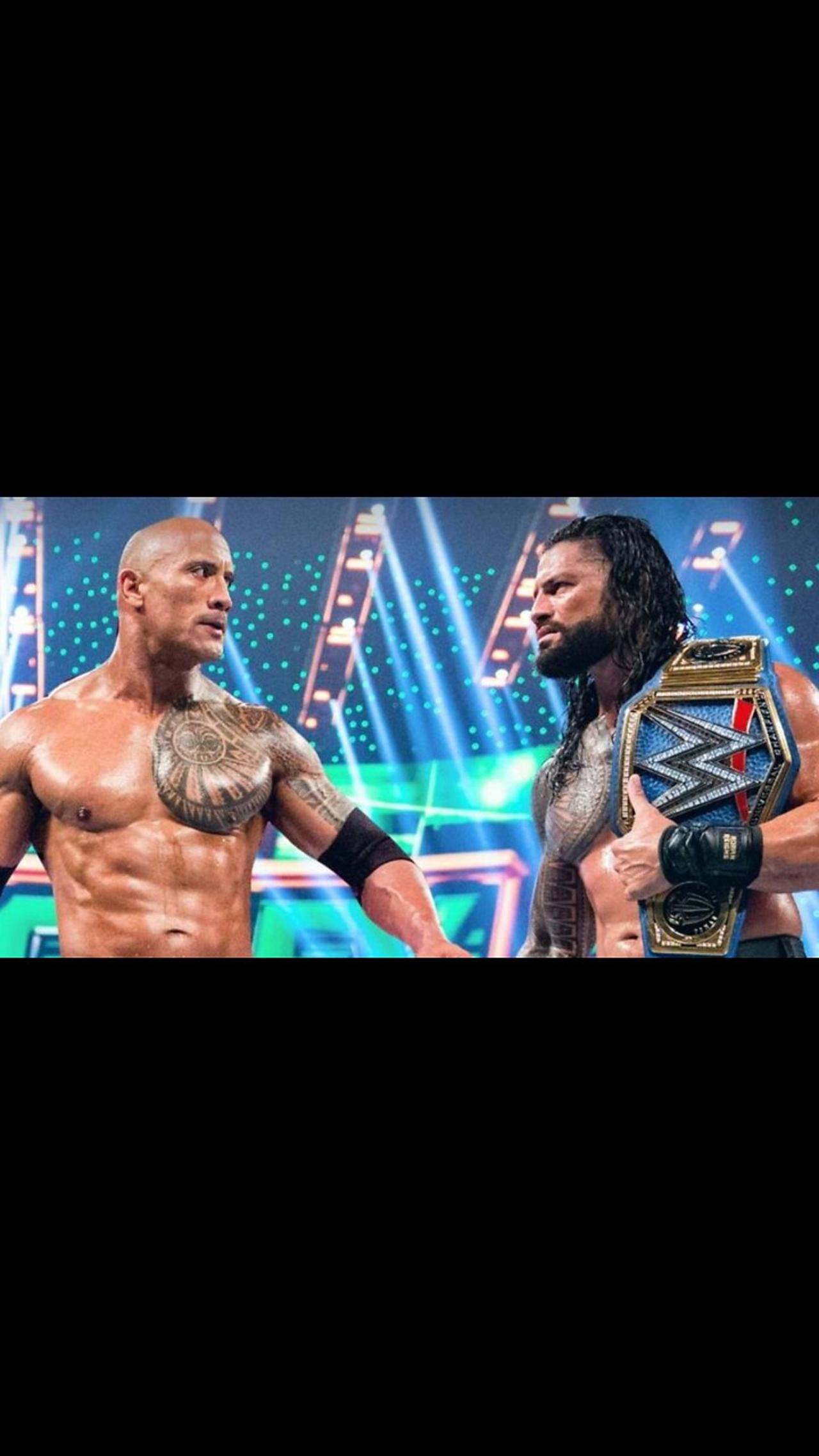 THE ROCK AND ROMAN REIGNS FACE OFF - One News Page VIDEO