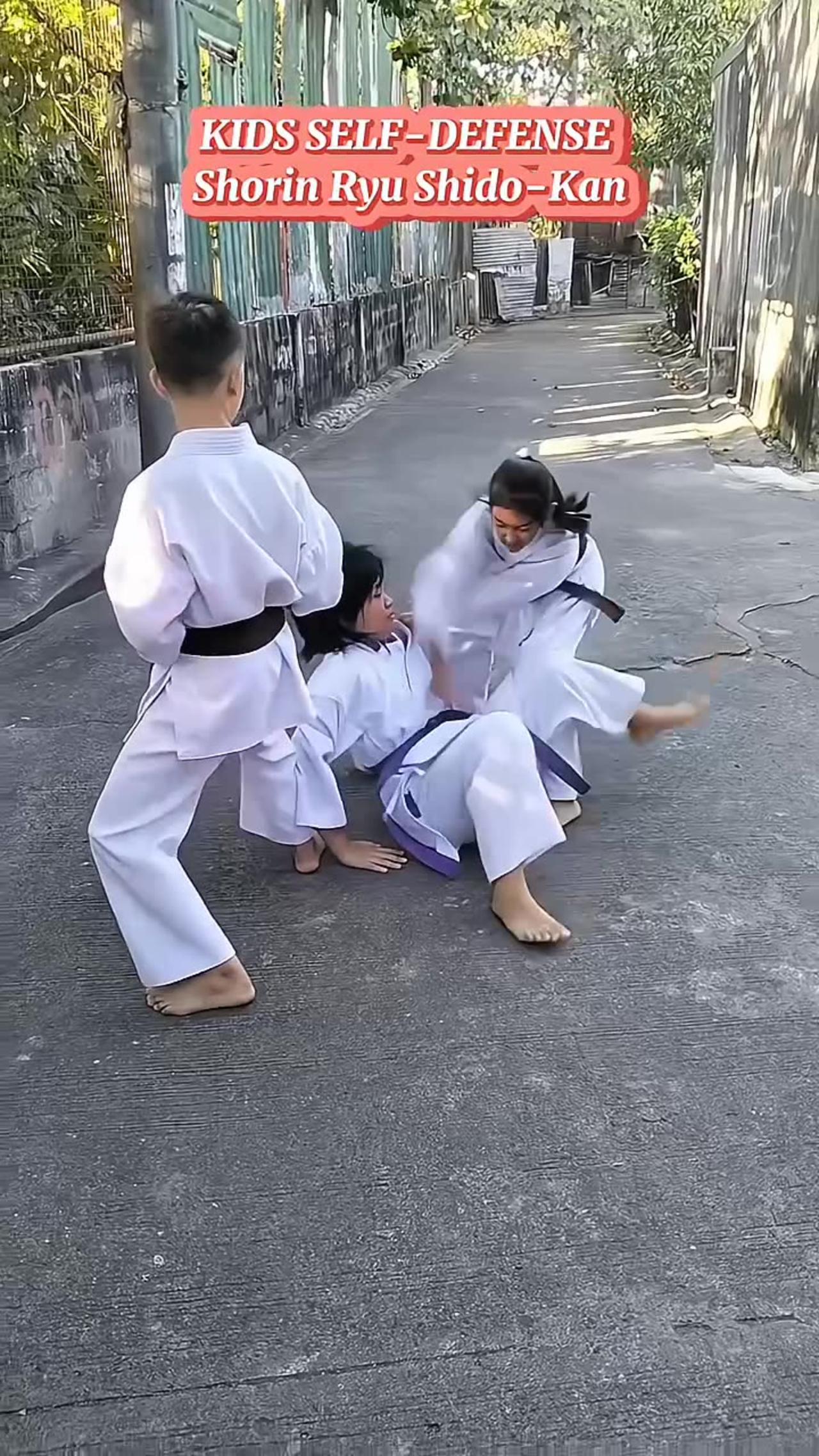 Kids Self-Defense Shorin Ryu Shido-kan - One News Page VIDEO