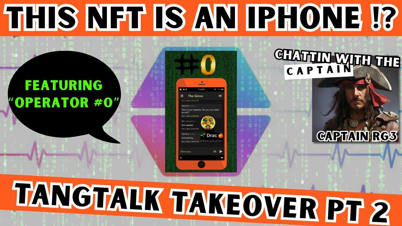 This NFT is an iPhone?! TangTalk takeover pt 2 - One News Page VIDEO