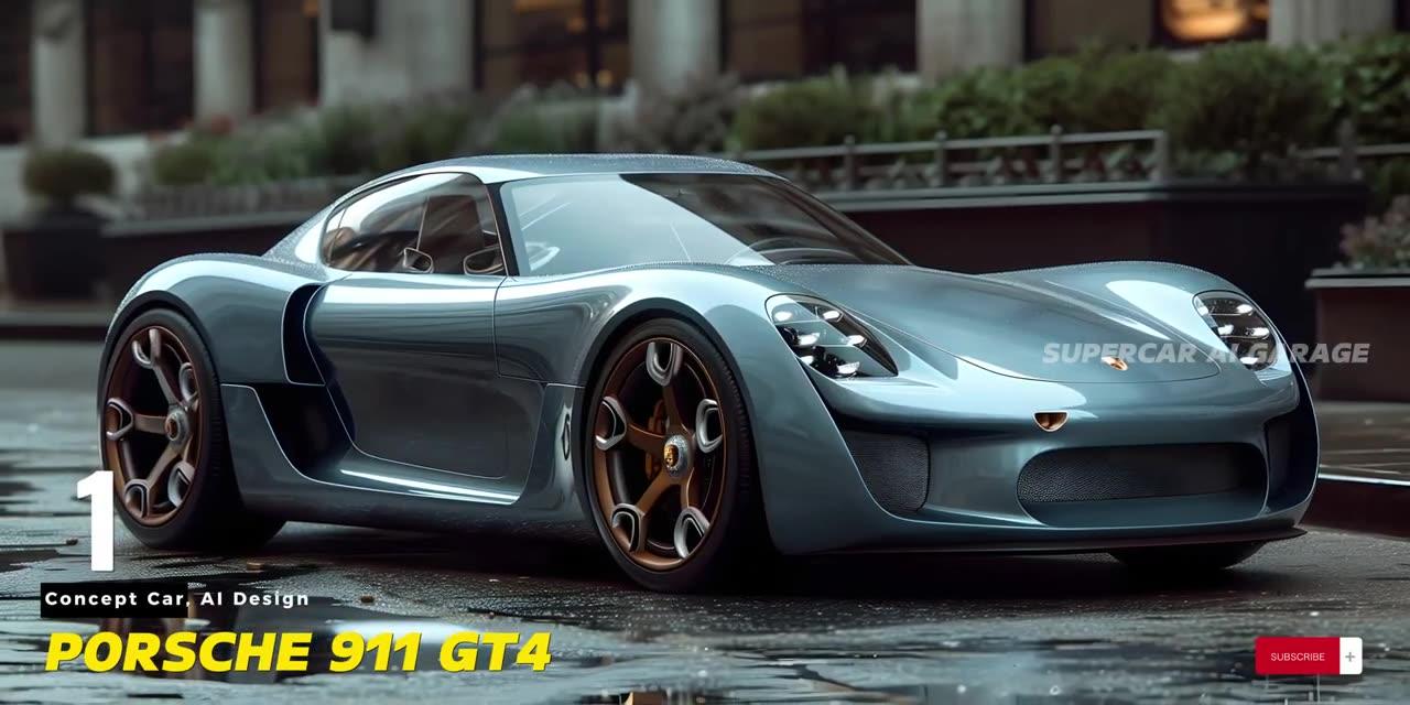 Porsche 911 GT4 Concept Car, AI Design - One News Page VIDEO