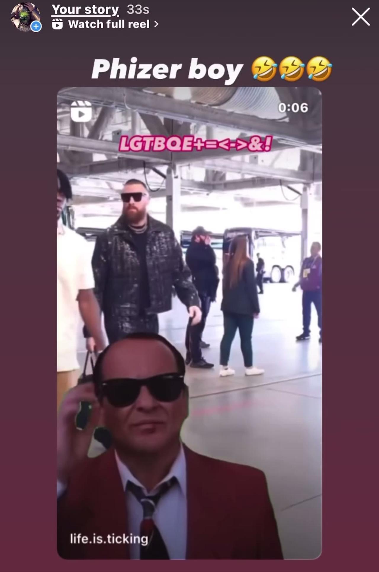Phizer boy Travis kelce, Taylor swifts man shows - One News Page VIDEO