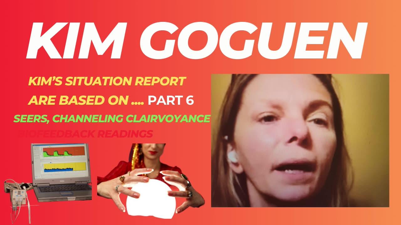 Kim Goguen's SitReps are based on Seers, - One News Page VIDEO